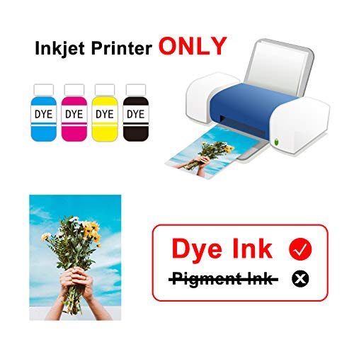 Koala Heavyweight Photo Paper High Glossy 4x6 Inches for Inkjet Printing 100 Sheets 61LB