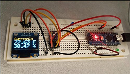 DIYmall BME280 Humidity Temperature Sensor Barometric Pressure Sensor Module with IIC/I2C for Arduino GY-BME280-5V