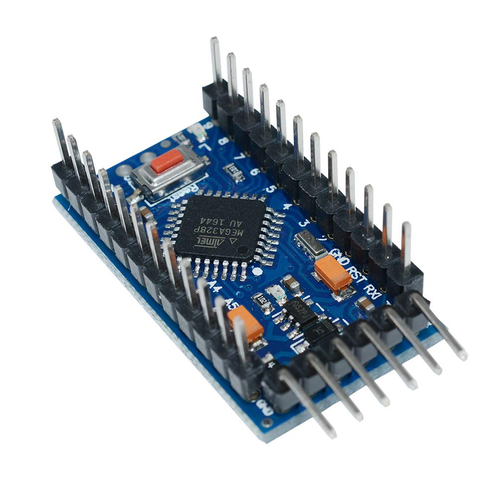 diymore 5pcs Pro Mini ATmega328P 3.3V 8M Module Board with Crystal Oscillator Pins Replace ATmega128