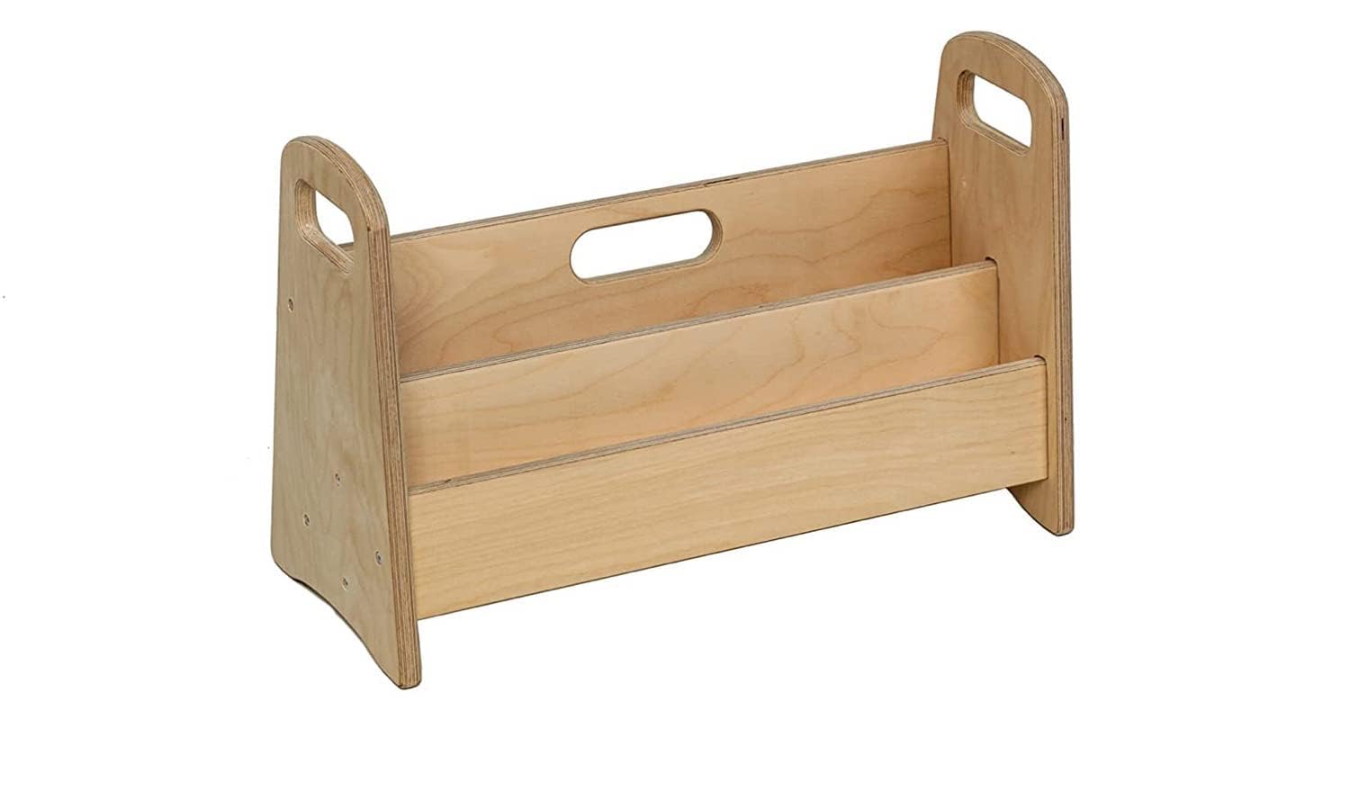Montessori Freestanding Bookshelf | Storage Bookshelf | Easy Access Wooden Book Rack | Storage with Wooden Shelves for Your Kid's Books | Perfect Height for Kids (Small)