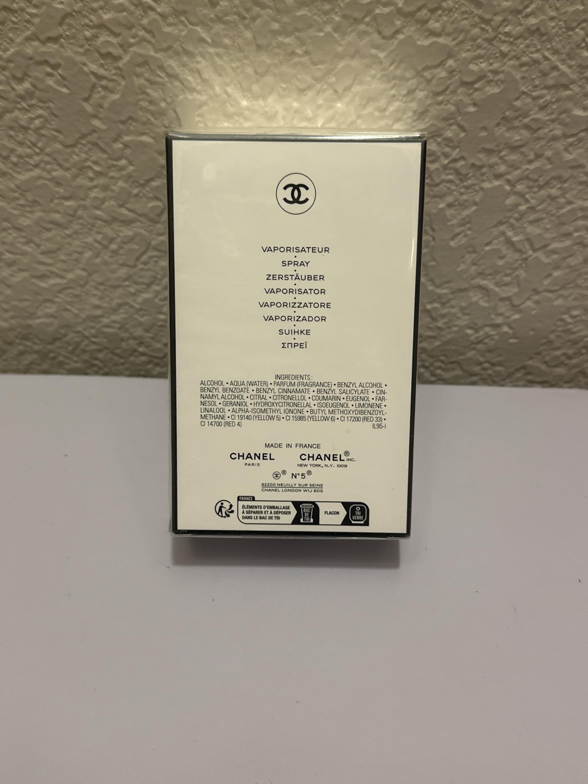 Chânel No_5 Eau De Parfum Spray for Woman EDP 3.4 fl oz, 100 ml New Sealed
