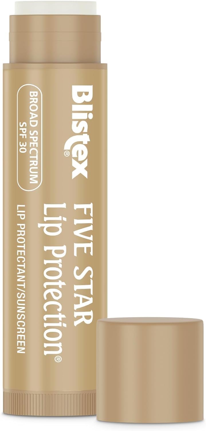 Blistex Five Star Lip Protection Lip Protectant/Sunscreen SPF 30 0.15 OZ - Buy Packs and SAVE (Pack of 6)