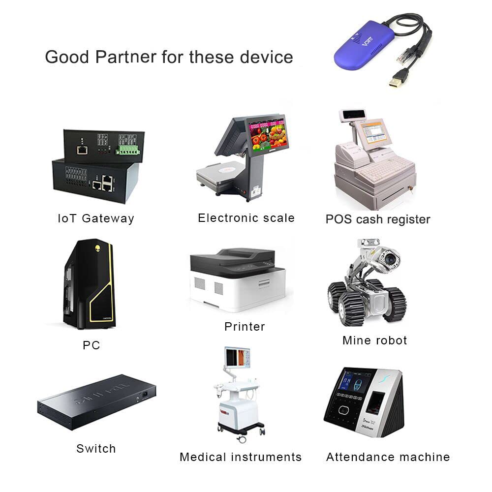 VONETS WiFi Bridge 2.4GHz Wireless Ethernet Bridge Signal Repeater WiFi Hotspot with 5V/2A USB Power Adapter RJ45 to WiFi Convert for DVR, Monitoring, IP Printer, Network Device VAP11G-300