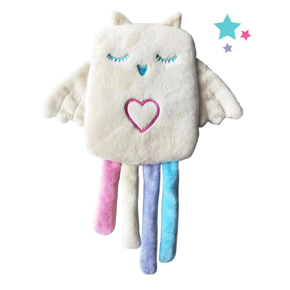 Lulla Owl Baby Toys Sleep Aid - Real Life Heartbeat and Breathing Sound Machine, Attaches to Crib, Suitable from Birth, 24hr Continuous Play, Machine Washable, Perfect Newborn Baby Gifts