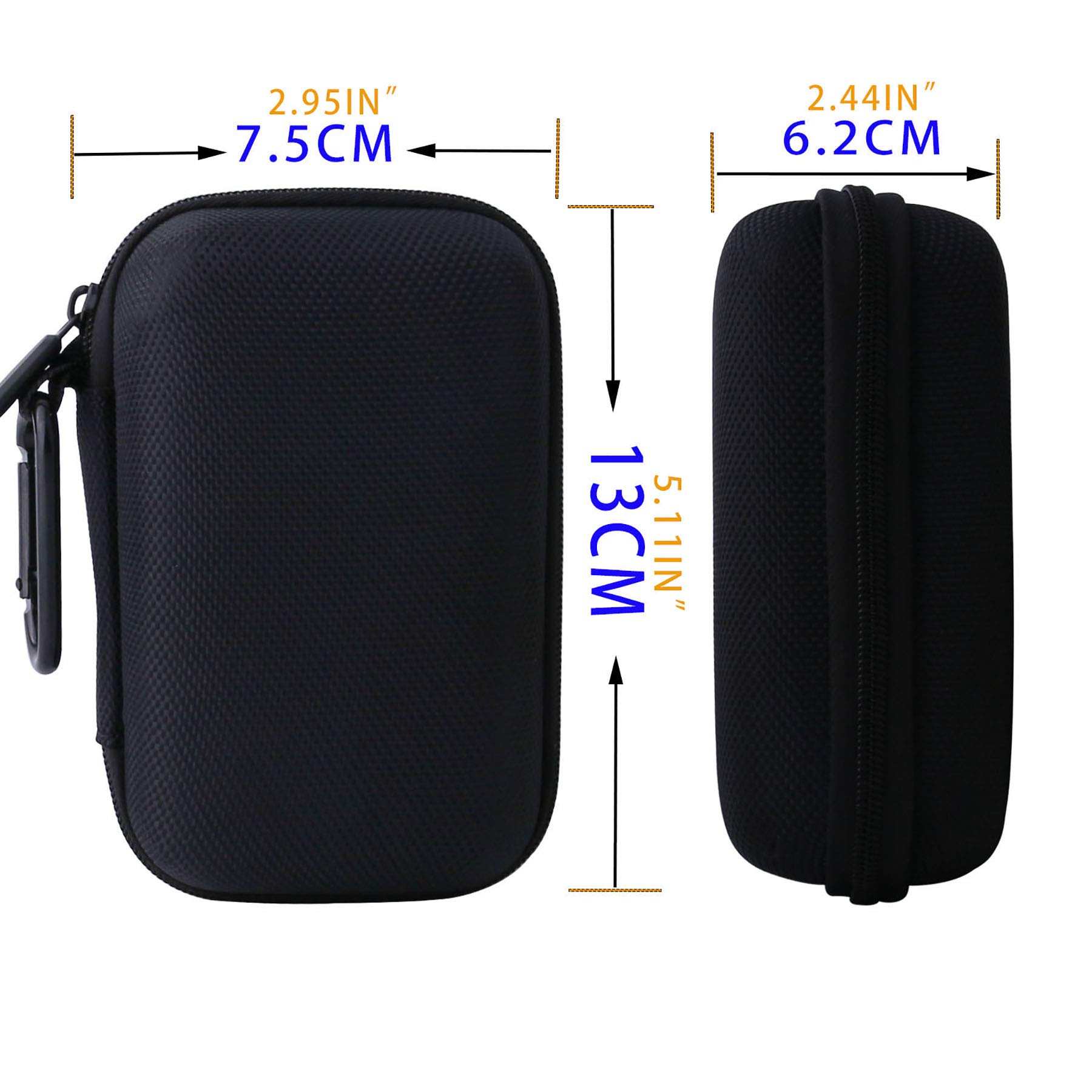 waiyu Hard EVA Travel Case for Canon PowerShot G7X/SX730HS/ SX620HS/SX720HS/SX740HS Digital Camera (Black)