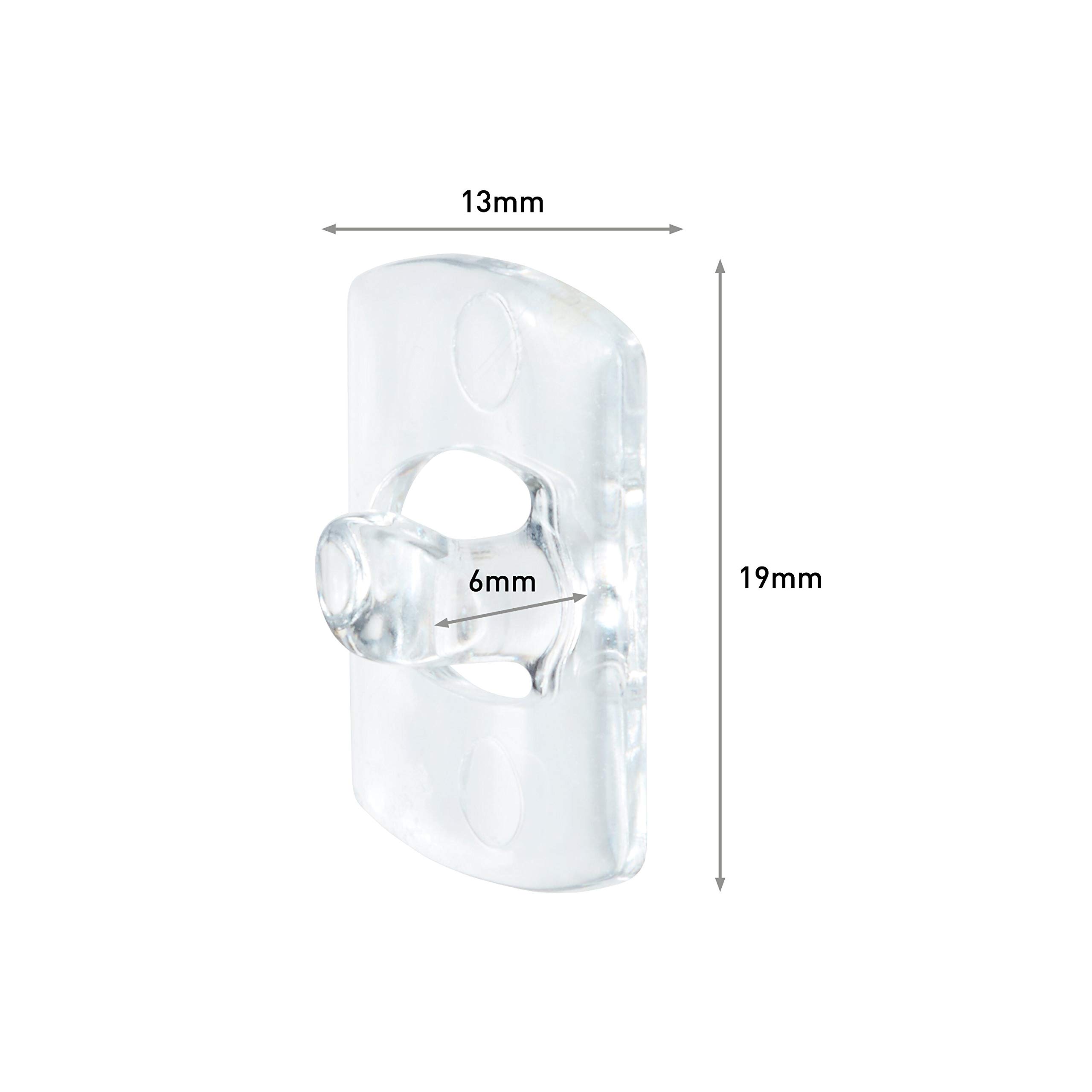 Command Plastic 17026CLR-VP Decorating Clips, 40, Clear, Count