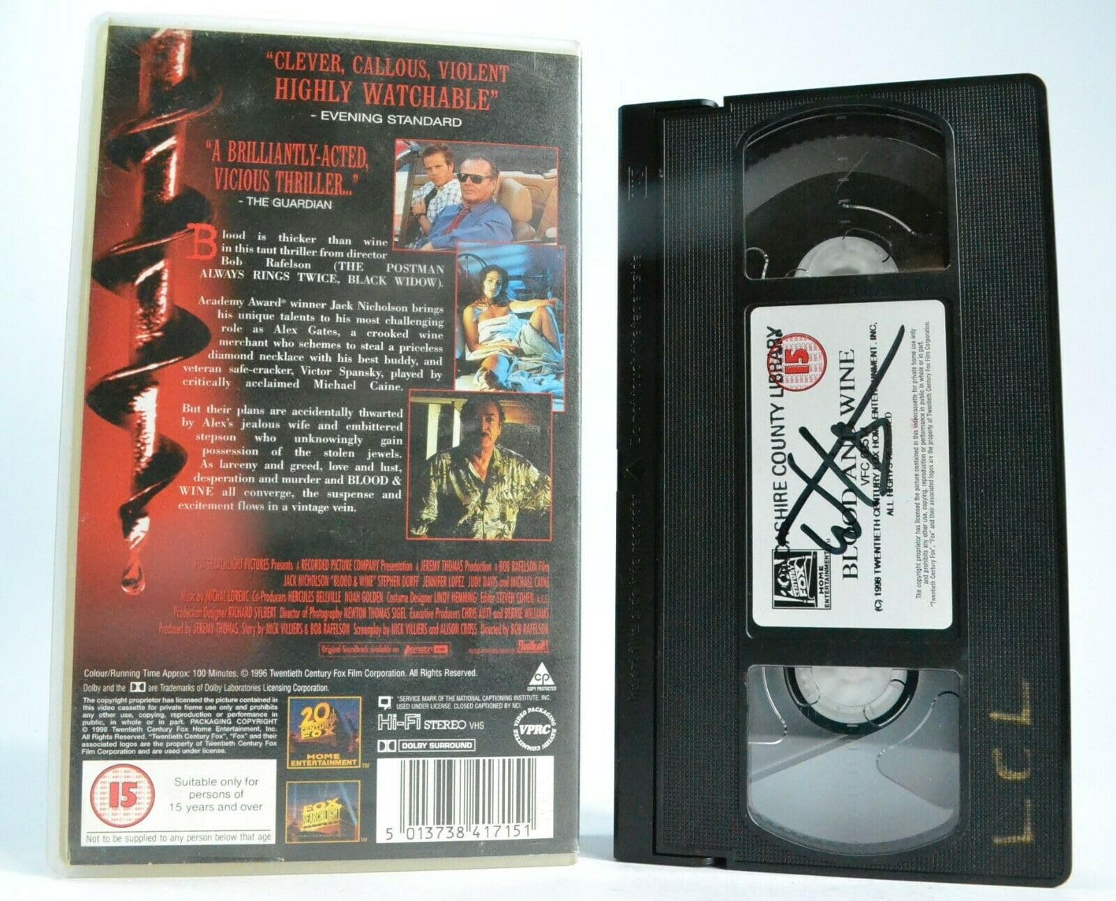 Blood and Wine [VHS]