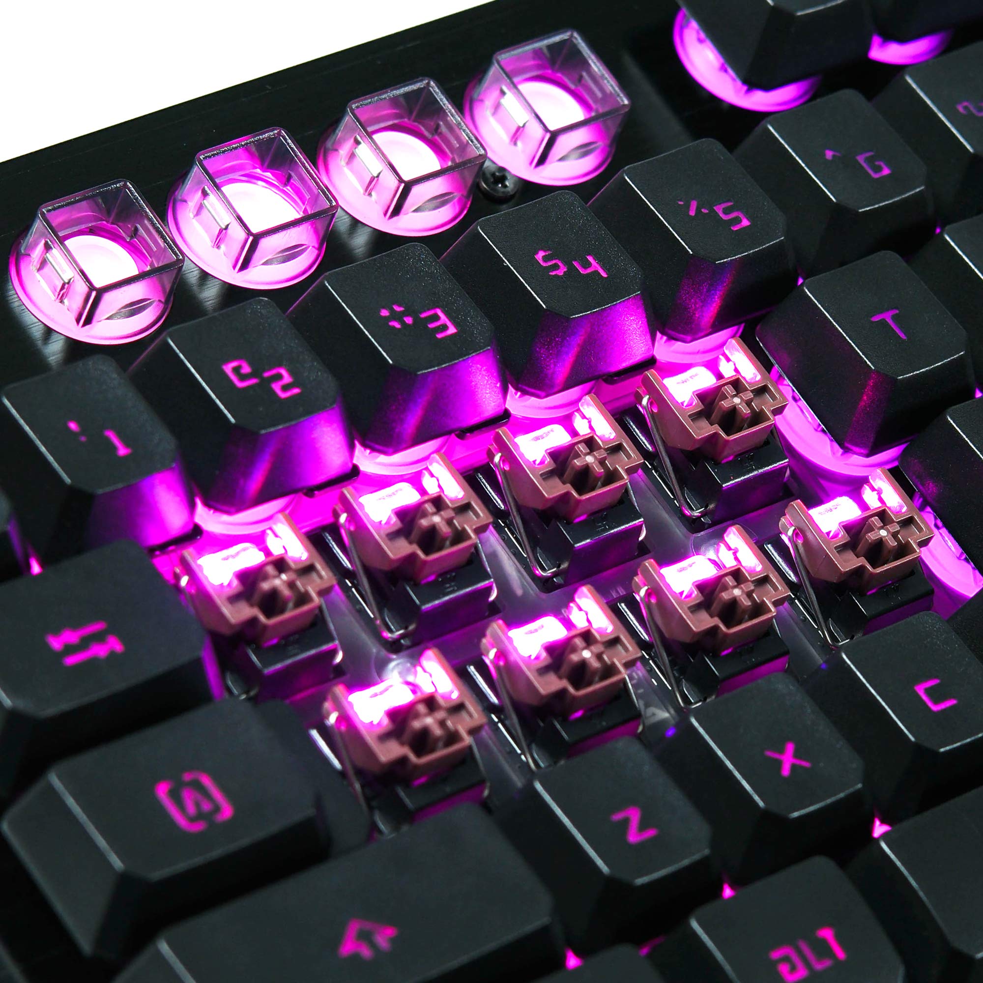 BLOODY B380 Light Strike 8 Key Optical Membrane Gaming Keyboard | Full RGB LED Backlit Keyboard | Smooth & Linear Quite Keys | Ergonomic Detachable Wrist Rest Design | LK Optical Gaming Series