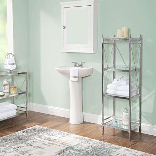 Linon Shelf, Chrome