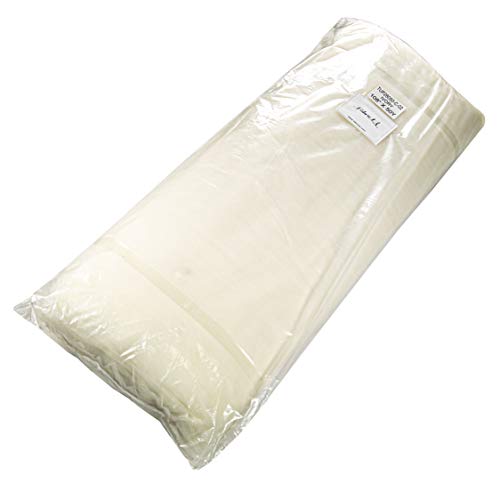 FabricLA 100% Nylon Tulle Mesh Fabric - Wedding Tulle Veil Fabric - 108" Wide (270 CM) Tulle Fabric Bolt of 50 Yard - Use as Wedding Gowns, Wedding Veils, Dresses, & Interior Design - Ivory