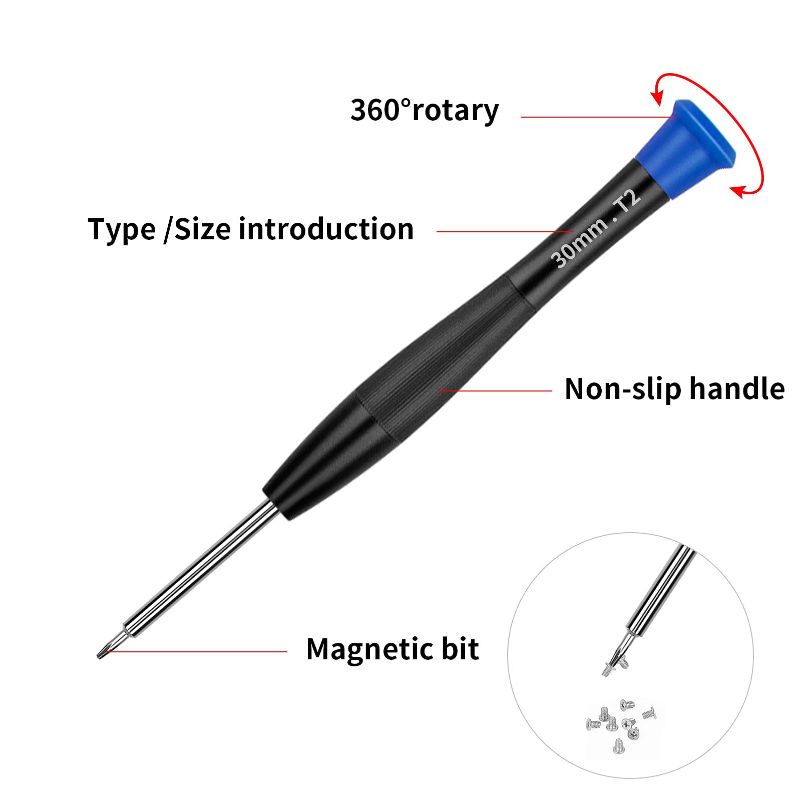 29Pcs Precision Screwdriver Set, Cellphone Repair Tools Kit For Fix Phone/Android,Iphone, Tablet, Computer, Pc, Watch, Ps4 And Replace Screen Battery Camera Small Electronics Open Pry Tool Kits DIY