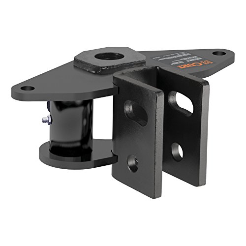 CURT 17075 Replacement Round Bar Weight Distribution Hitch Head, CARBIDE BLACK POWDER COAT