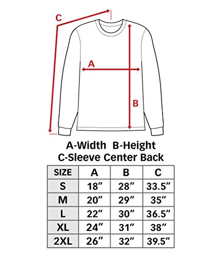 Kappa Alpha Psi Fraternity Canes Graphic Print Long Sleeve T Shirt Red XX-Large Regular