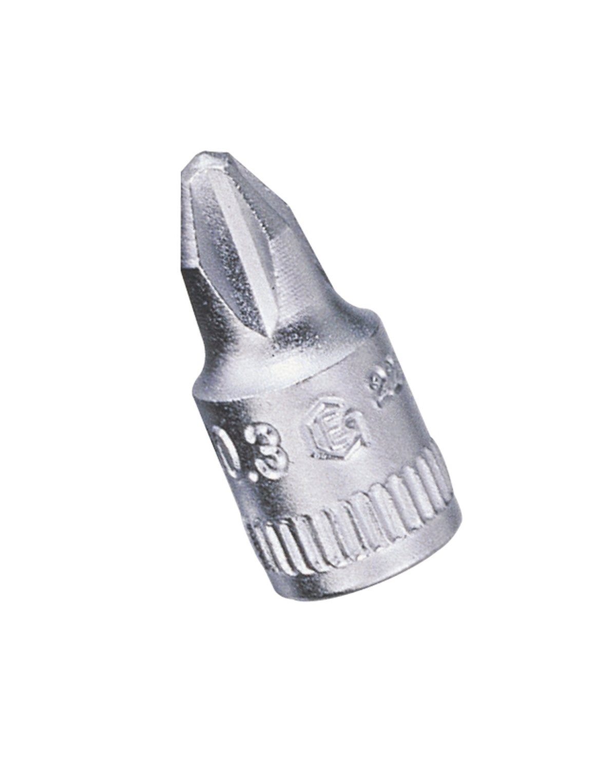 Genius Tools 222603 1/4" Dr. #3 Philips Head Hand Socket