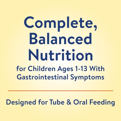 PediaSure Peptide 1.0 Cal, Peptide-Based Formula, Sole-Source Nutrition Drink for Tube Feeding or Oral Nutrition, Unflavored, 8-fl-oz Bottle, Pack of 24