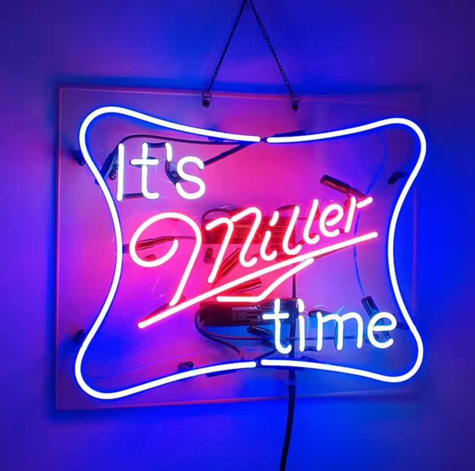 Beer Neon Signs For Home Bar Pub Man Cave Recreation Room Home Room Garage Display 19x15