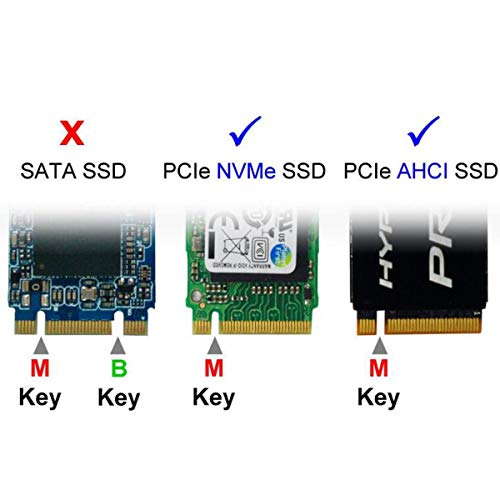 chenyang M.2 NVME to PCIe 3.0 X1 Adapter NVME/AHCI SSD to PCI Express Expansion Card Adapter
