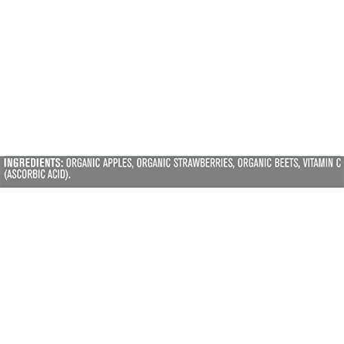 Gerber Purees, Organic Apple Strawberry Beet, 4 oz