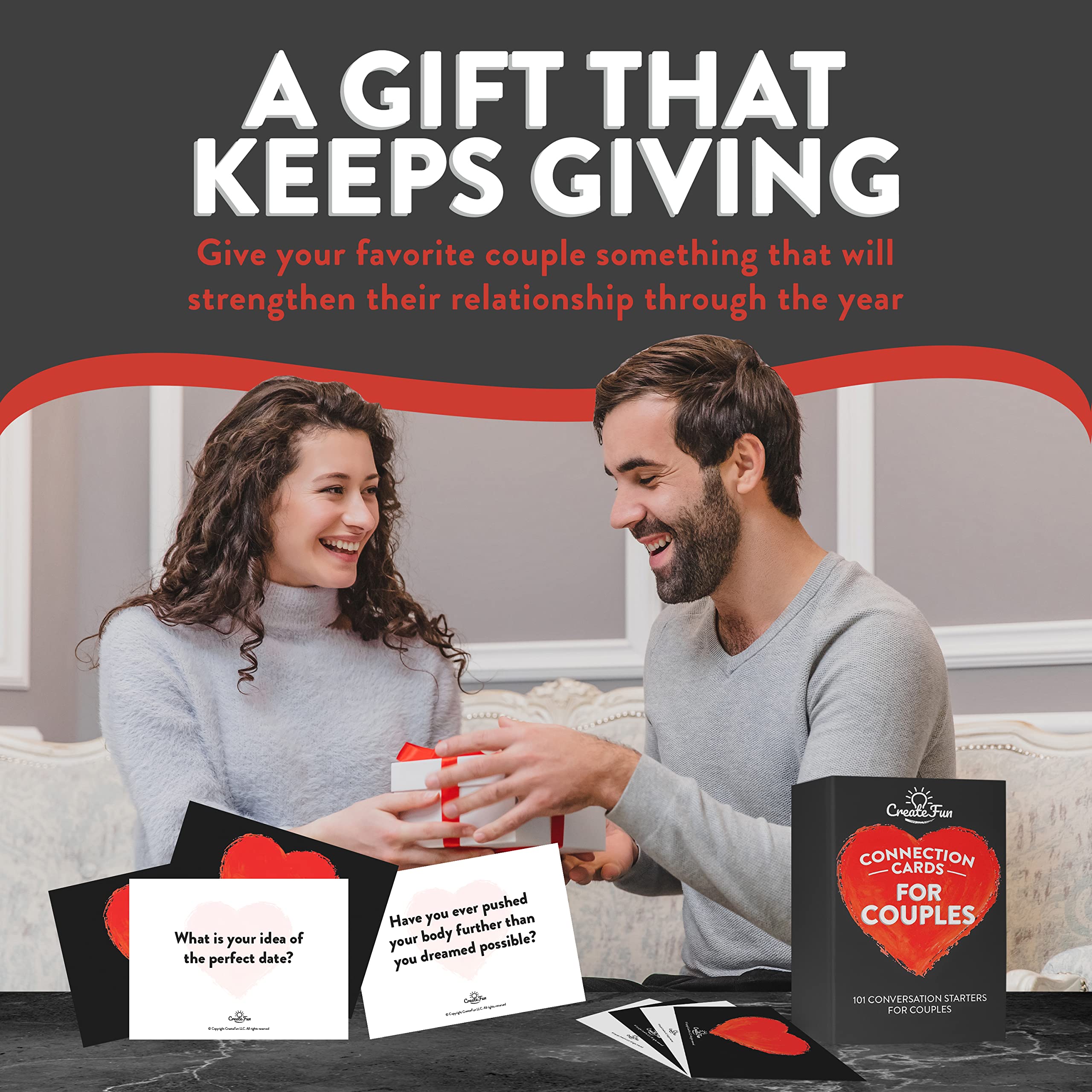 Conversation Cards for Couples - 101 Couples Conversation Starter Cards - Conversation Starter and Question Cards for Engaging and Thought-Provoking Conversations with Your Loved One