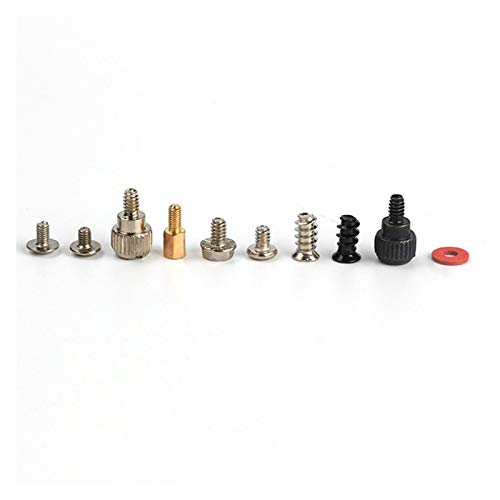 Taoyouzj Screws 228pcs Computer PC Screw Assortment Kit DIY Computer PC Screws Set with Plastic Case for Motherboard Case Fan CD-ROM Hard Disk