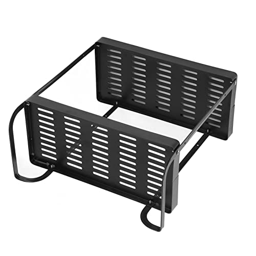 Kitchen Rack, Carbon Steel Beech Home Decoration Wall Rack Sturdy Structure Rustproof for Room
