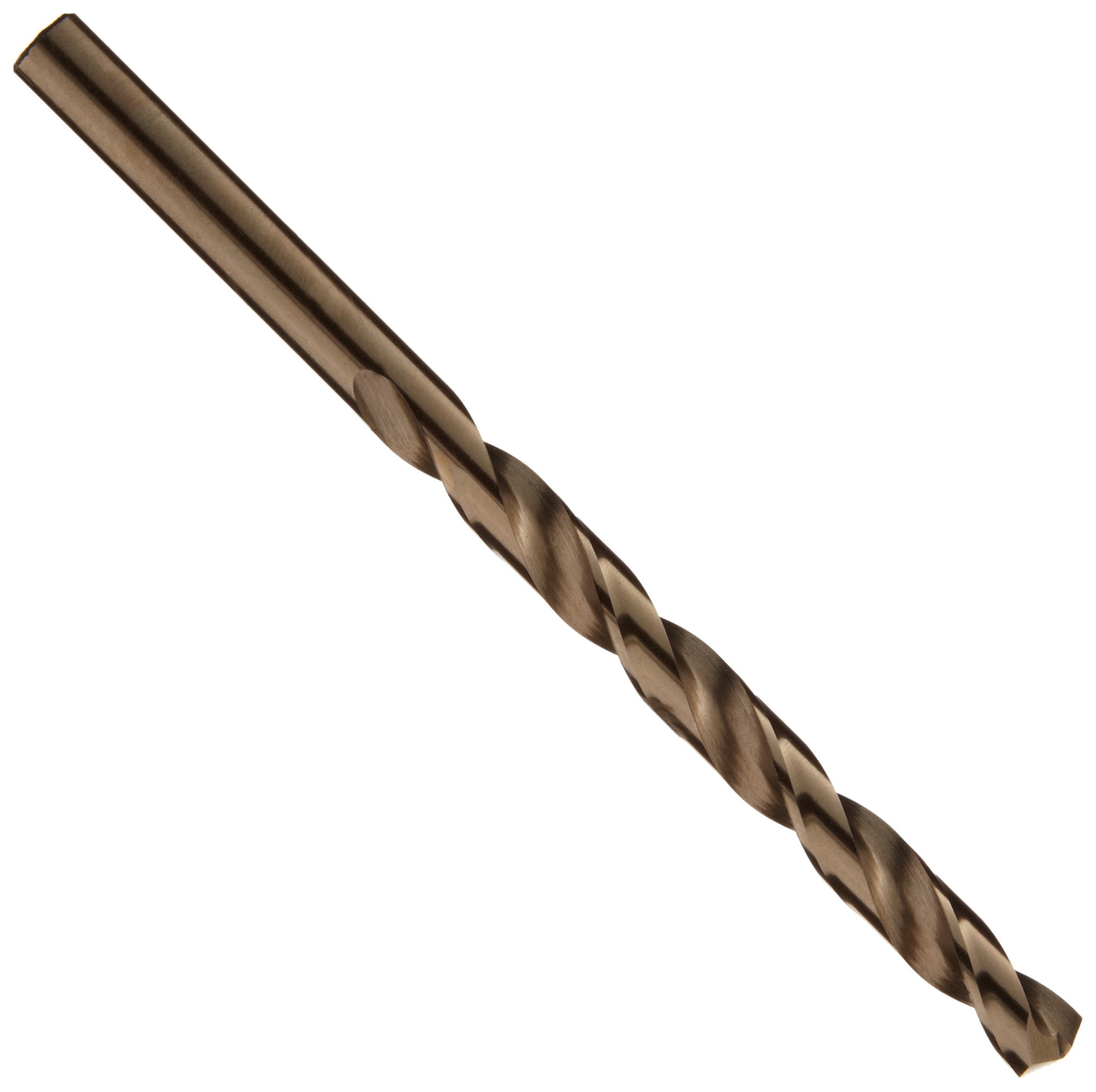 Chicago Latrobe 550 Series Cobalt Steel Jobber Length Drill Bit Set with Metal Case, Gold Oxide Finish, 135 Degree Split Point, Inch, 13-piece, 1/16" - 1/4" in 1/64" increments