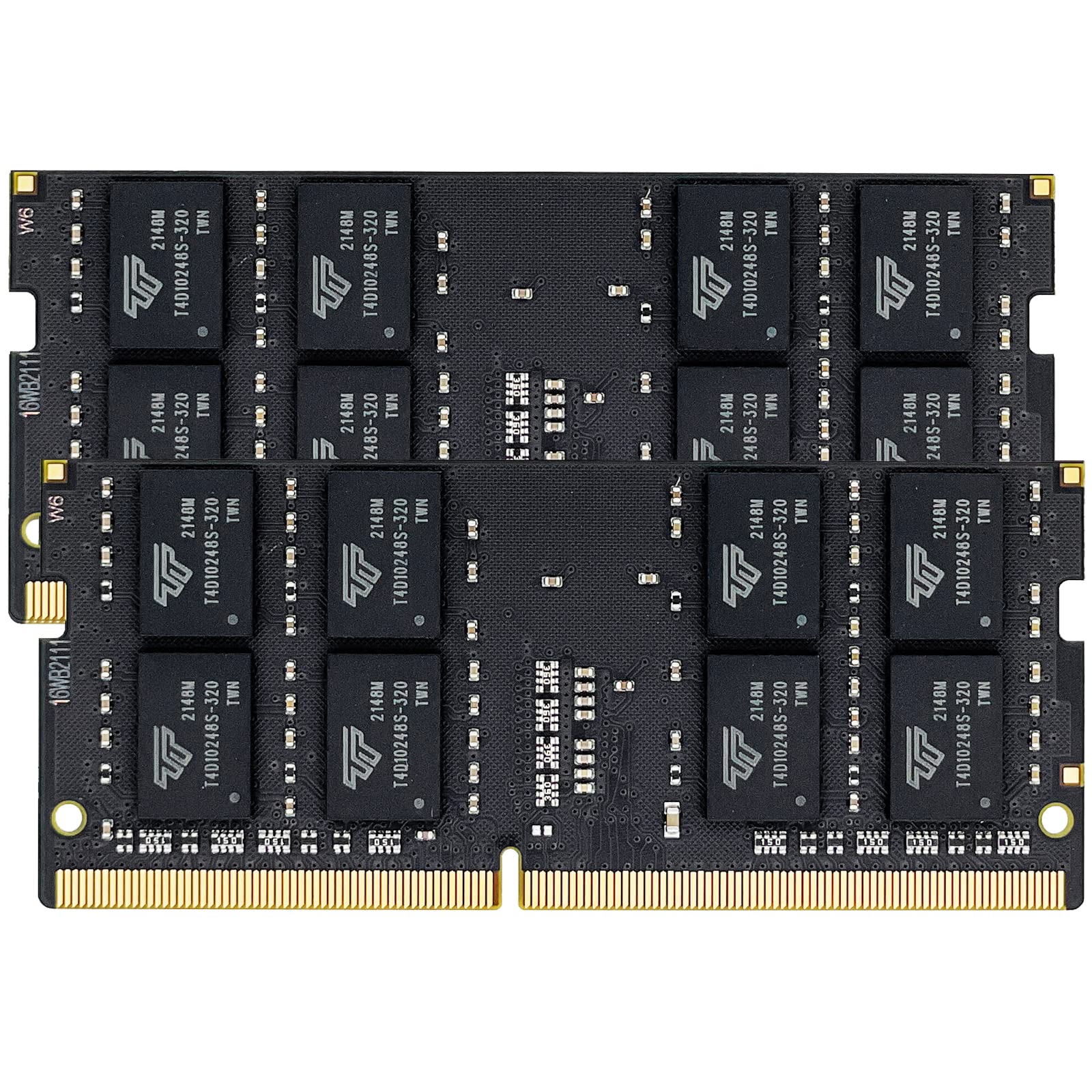 Timetec 64GB KIT(2x32GB) DDR4 3200MHz PC4-25600 Non-ECC Unbuffered 1.2V CL22 2Rx8 Dual Rank 260 Pin SODIMM Compatible with AMD and Intel Gaming Laptop Notebook PC Computer Memory RAM Module Upgrade