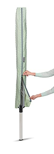 Brabantia Topspinner Outdoor 4 Arm Spinning Clothesline Rotating & Clothes Drying Rack Cover - Weather Resistant Material - Zip Closure - Outdoor - Drying Rack Protection