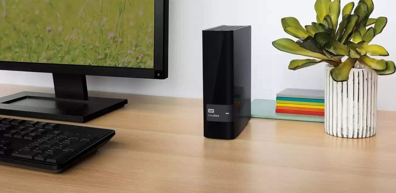 WD Easystore 14TB External USB 3.0 Hard Drive - Black WDBAMA0140HBK-NESN