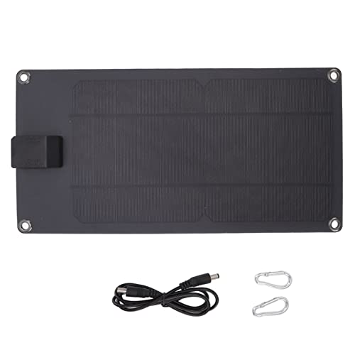 8W Solar Panels Charger Lights Photovoltaic Airplanes USB Power Bank Poles Solar Charging Panel 5V with Output Port Module Polysilicon for Battery Charging Panel Charger Power