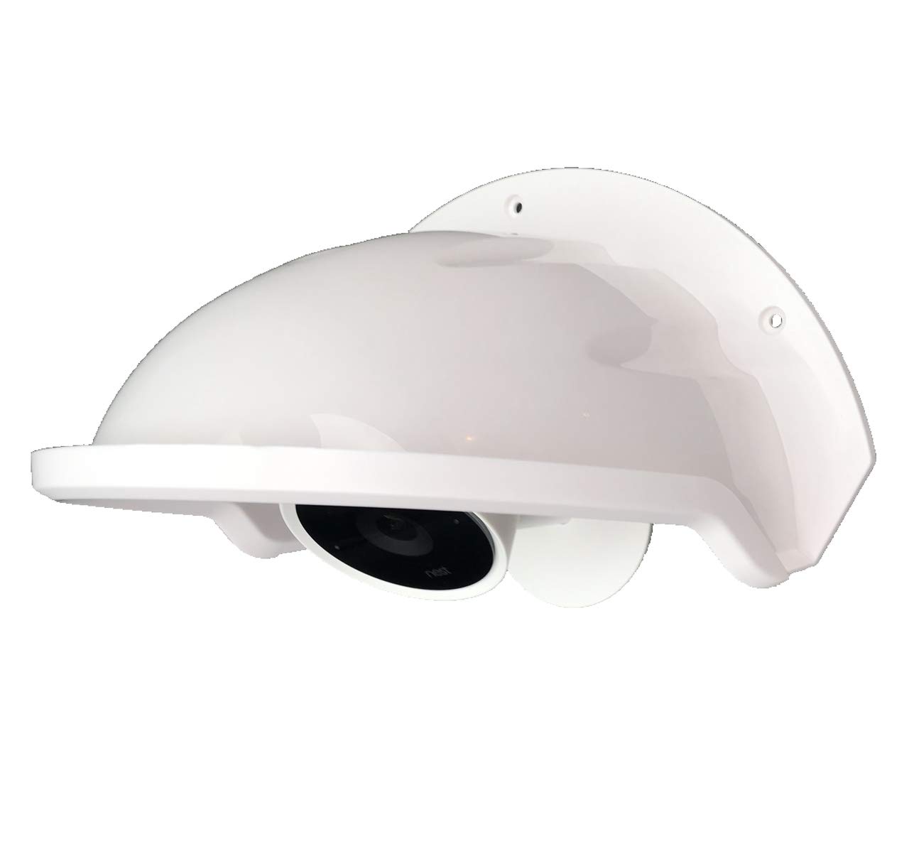 Universal Sunshade Rainshade Camera Cover Shield for Outdoor Nest/Nest IQ Camera - White