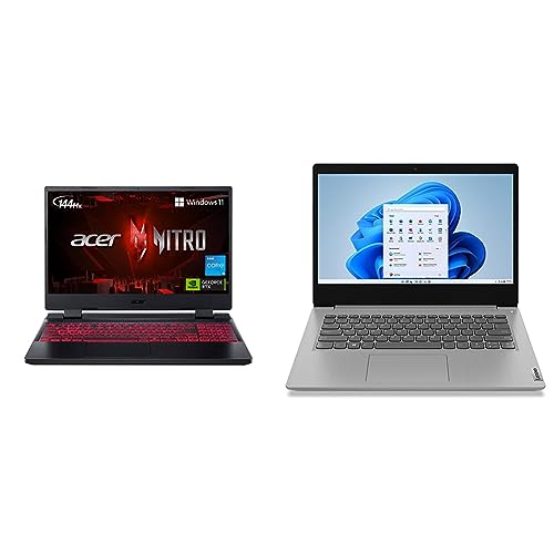 acer Nitro 5 AN515-58-57Y8 Gaming Laptop | Intel Core i5-12500H & Lenovo IdeaPad 3 â (2023) - Everyday Notebook - Windows 11-14" Full HD â 8GB Memory â 128GB