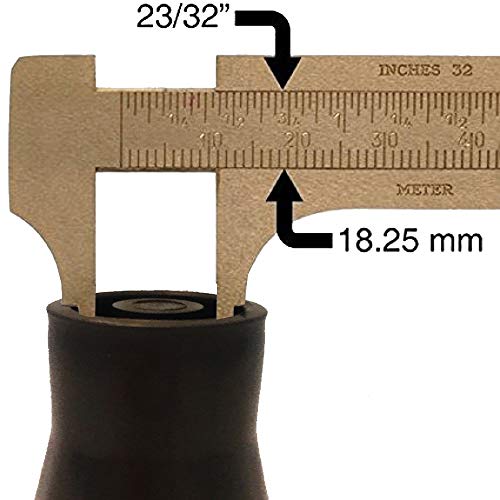 Home Paradise Bed Frame Feet Replacement | Tall Sturdy Cone Shaped Legs | Protect Your Floor by Changing Your Bed Wheels with These Bed Frame Glide | Dark Brown (4)