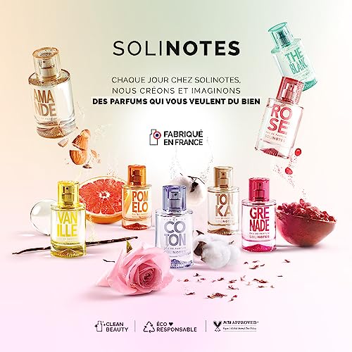 SOLINOTES Cotton Flower Perfume for Women - Eau De Parfum | Delicate Floral and Soothing Scent - Made in France - Vegan - 1.7 fl.oz
