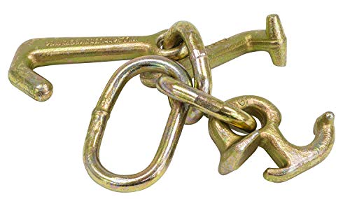 Mytee Products (2 Pack) RTJ Cluster Hook Heavy Duty Wrecker Hauler Tow Towing Truck Chain Pair R T J