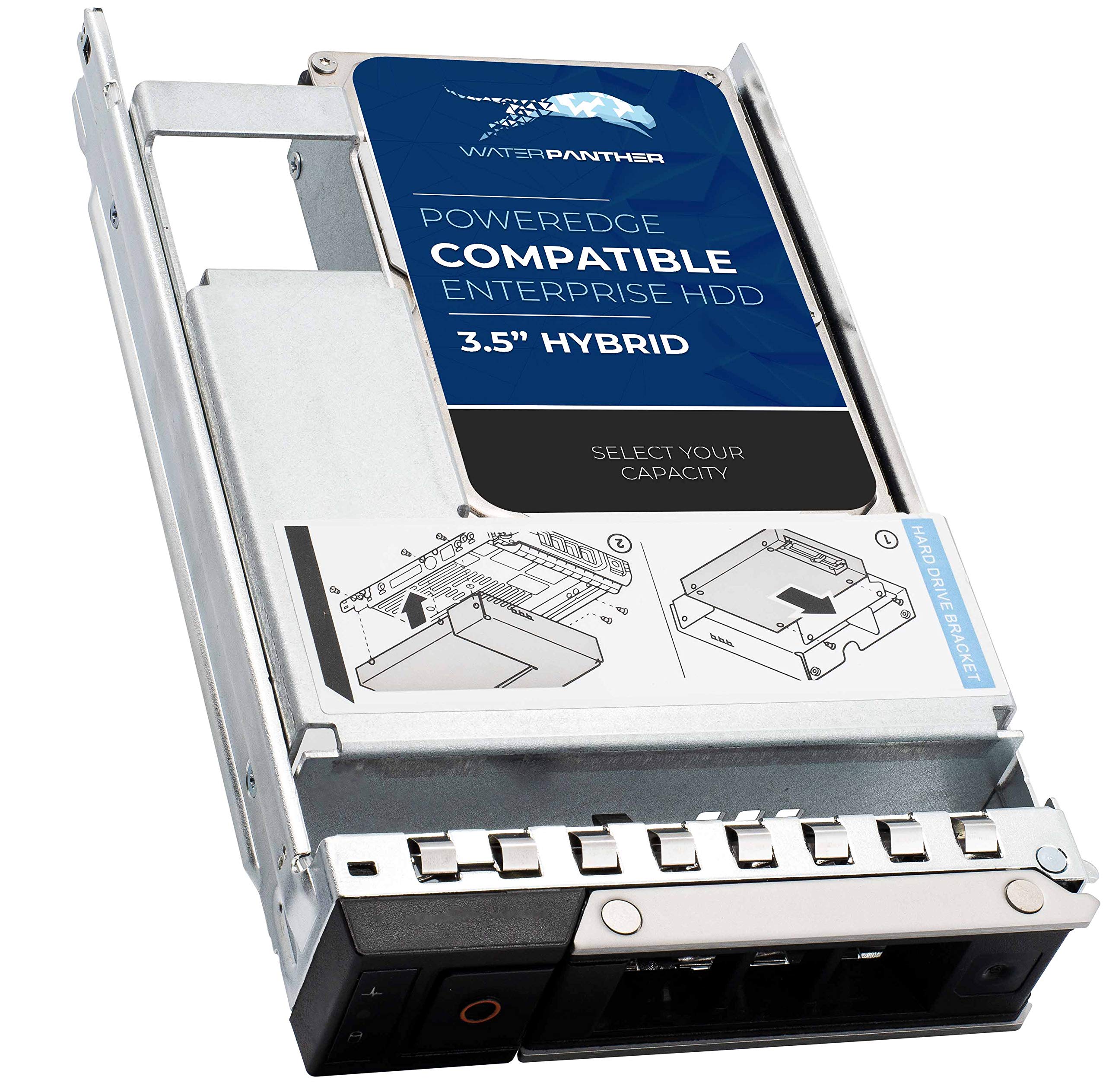 600GB 10K RPM SAS HDD for Dell PowerEdge Servers | Enterprise Hard Drive in 14G 3.5in Hybrid Caddy Tray