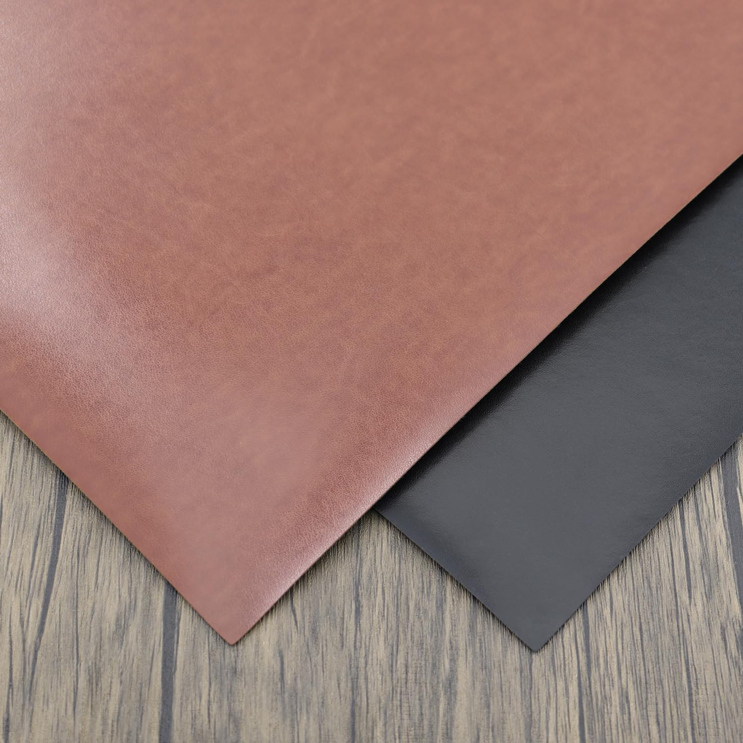 4PCS PU Leather Book Cloth for Bookbinding 17x13 inch Non-Woven Base & Soft Leather-Like Bookcloth (2 Colors)(A)