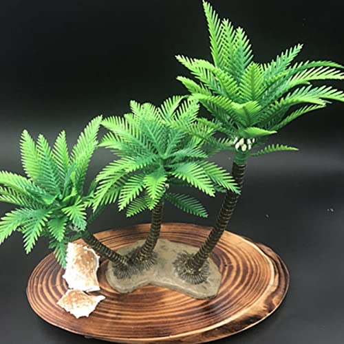 BESTOYARD Home Decor Home Decor 3 Pieces Palm Model Artificial Aquarium Tree Artificial Aquarium Plants Fish Tank Tree Tree Mini Artificial Decoraciones para Salas De Casa Artificial Plants