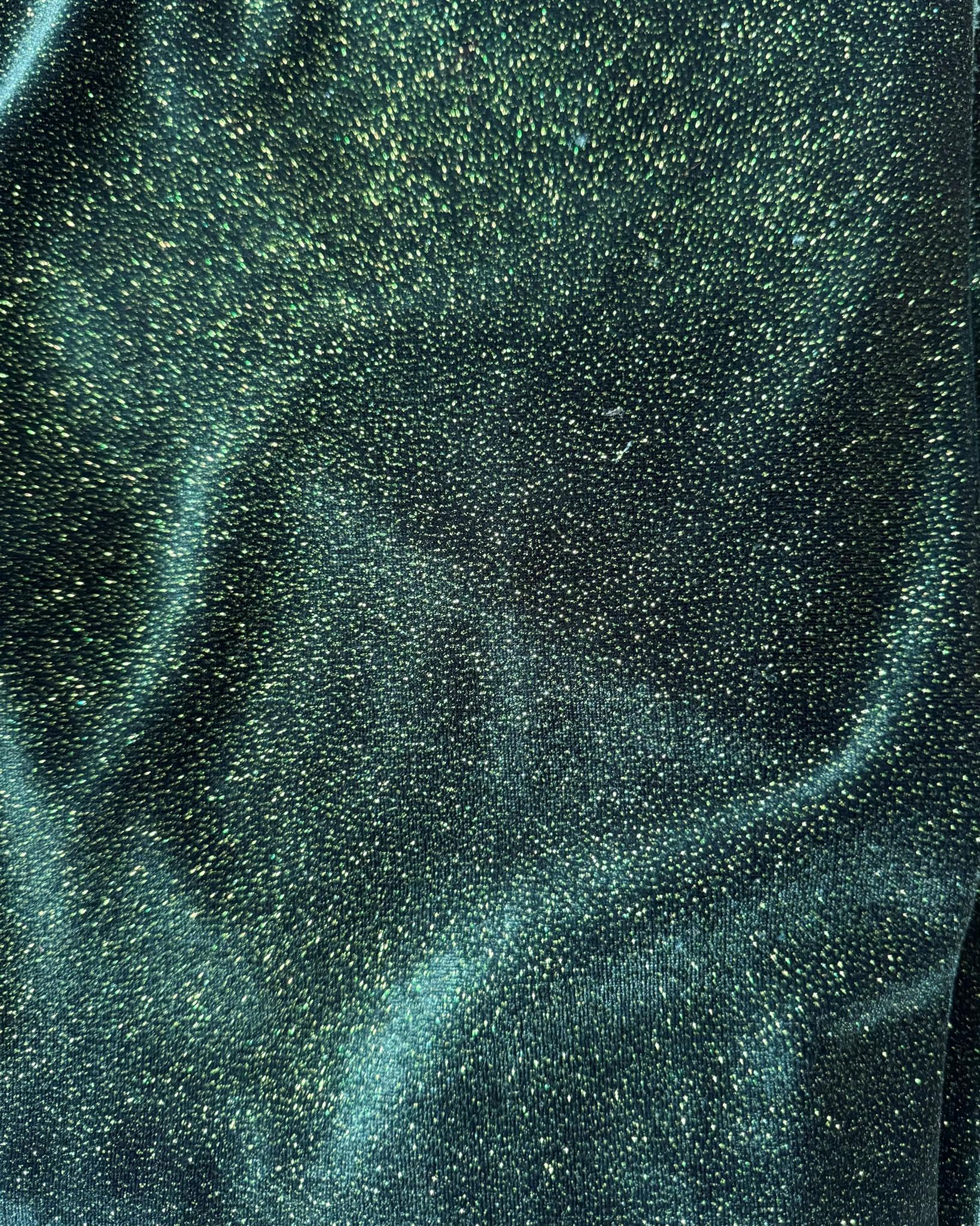 Glitter Poly Spandex Velvet Fabric by The Yard - 60 Inches Wide