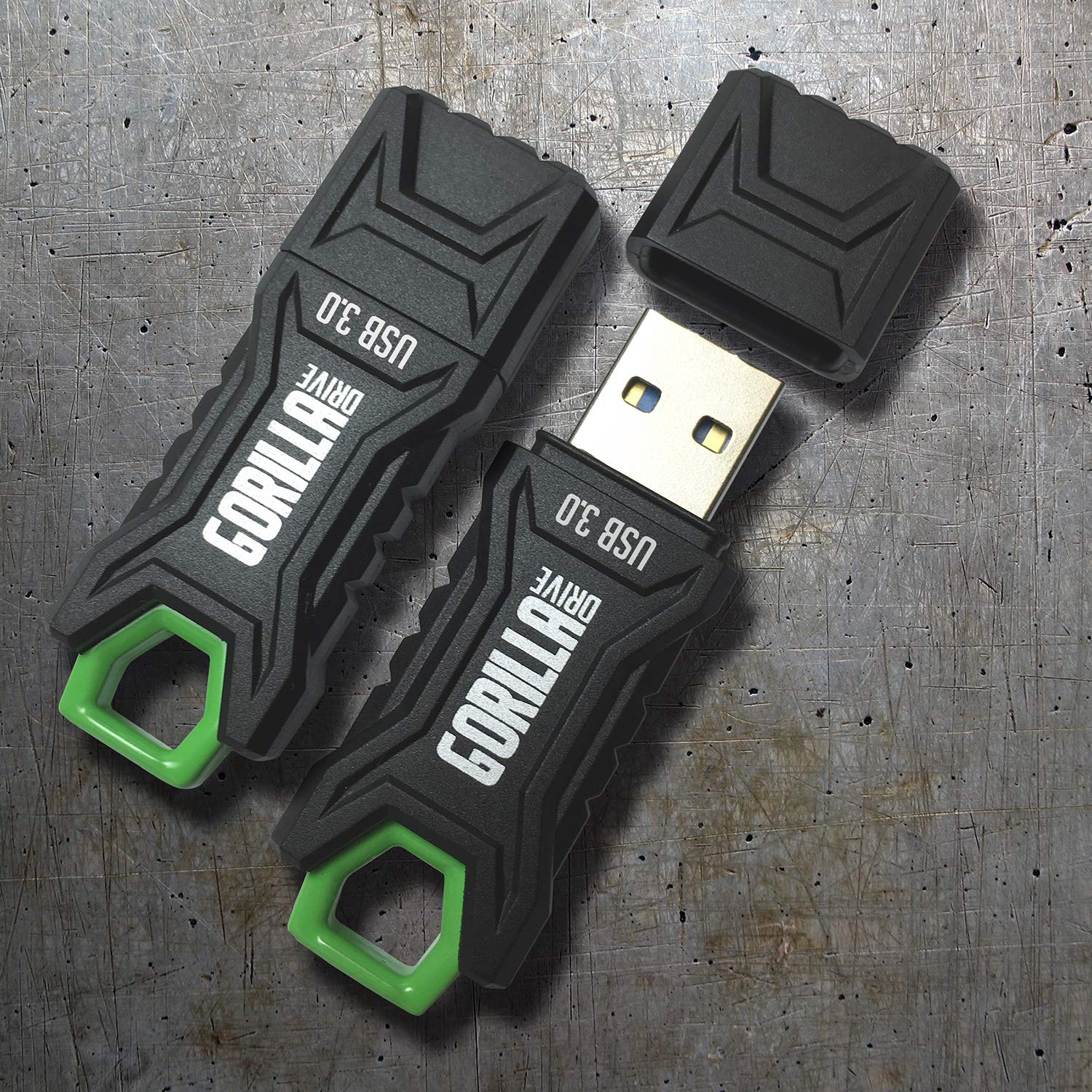 GorillaDrive 3.0 Ruggedized 128GB USB Flash Drive (Single)