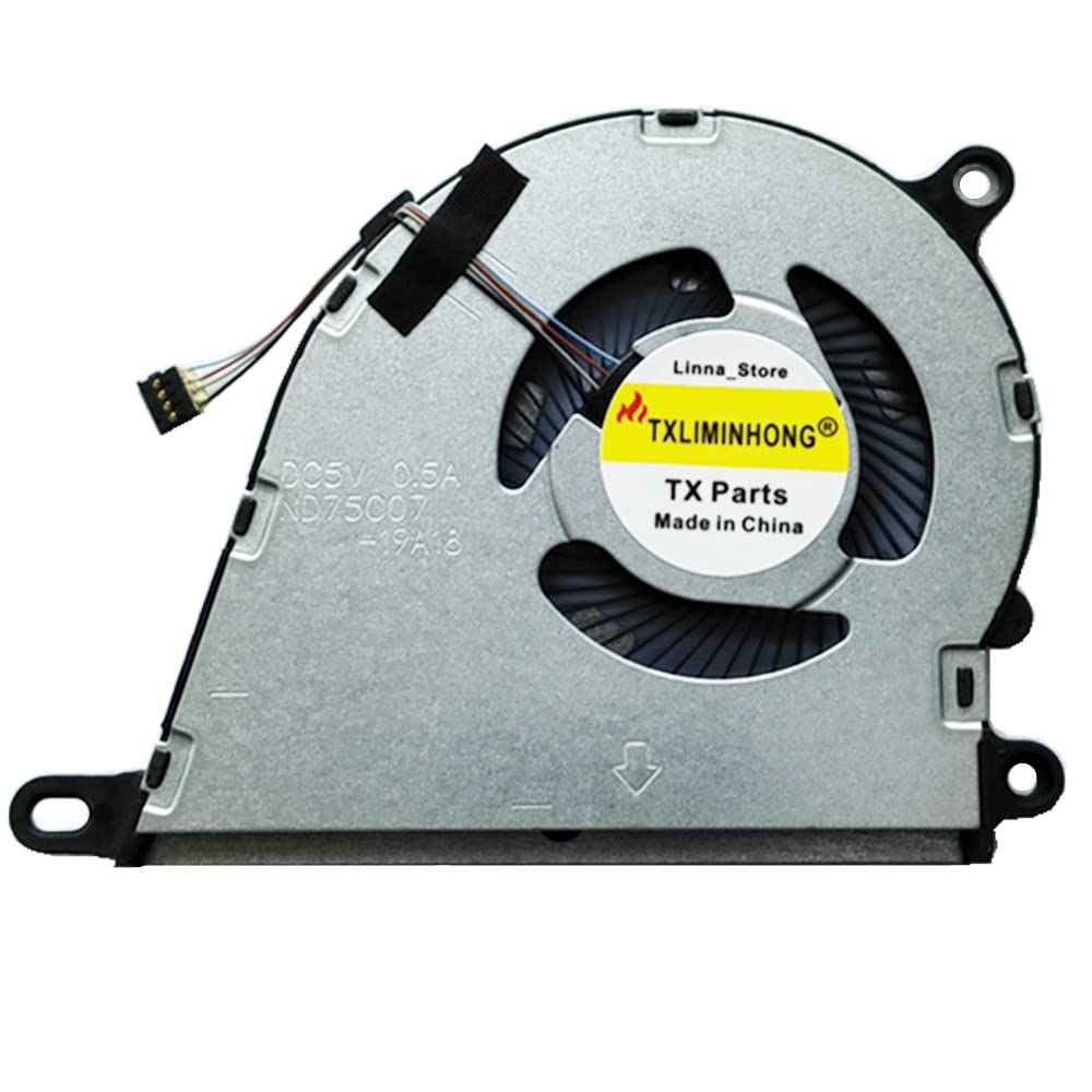 TXLIMINHONG New Compatible cpu cooling fan for HP Pavilion 15-DY 15-DYnr 1024 14-DQ 14-dq1037 15S-FQ 15S-EQ 15-EF 15-EF0023DX 15-ef0022nr 15S-ER1004AU Series 340S G7 L68134-001 TPN-Q221 TPN-Q230 Fan
