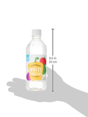 Amazon Brand - Happy Belly White Distilled Vinegar, Kosher, 16 Fl Oz (Packaging May Vary)