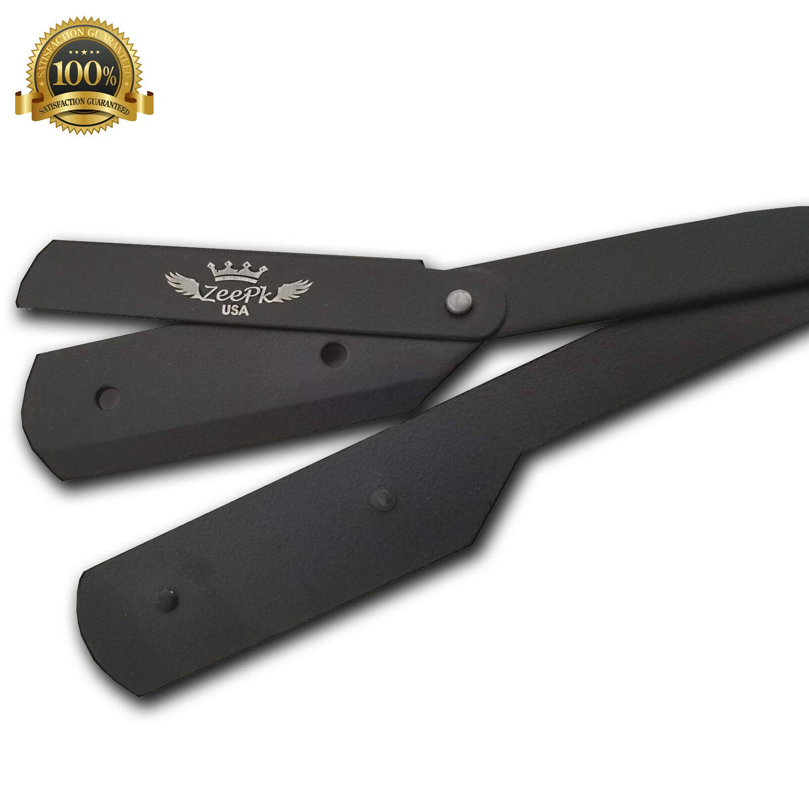 Straight Edge Barber Razor for Close Shaving - Professional Straight Blade Razor for Men with Free Double Edge Blades- Mens Straight Razor Kit