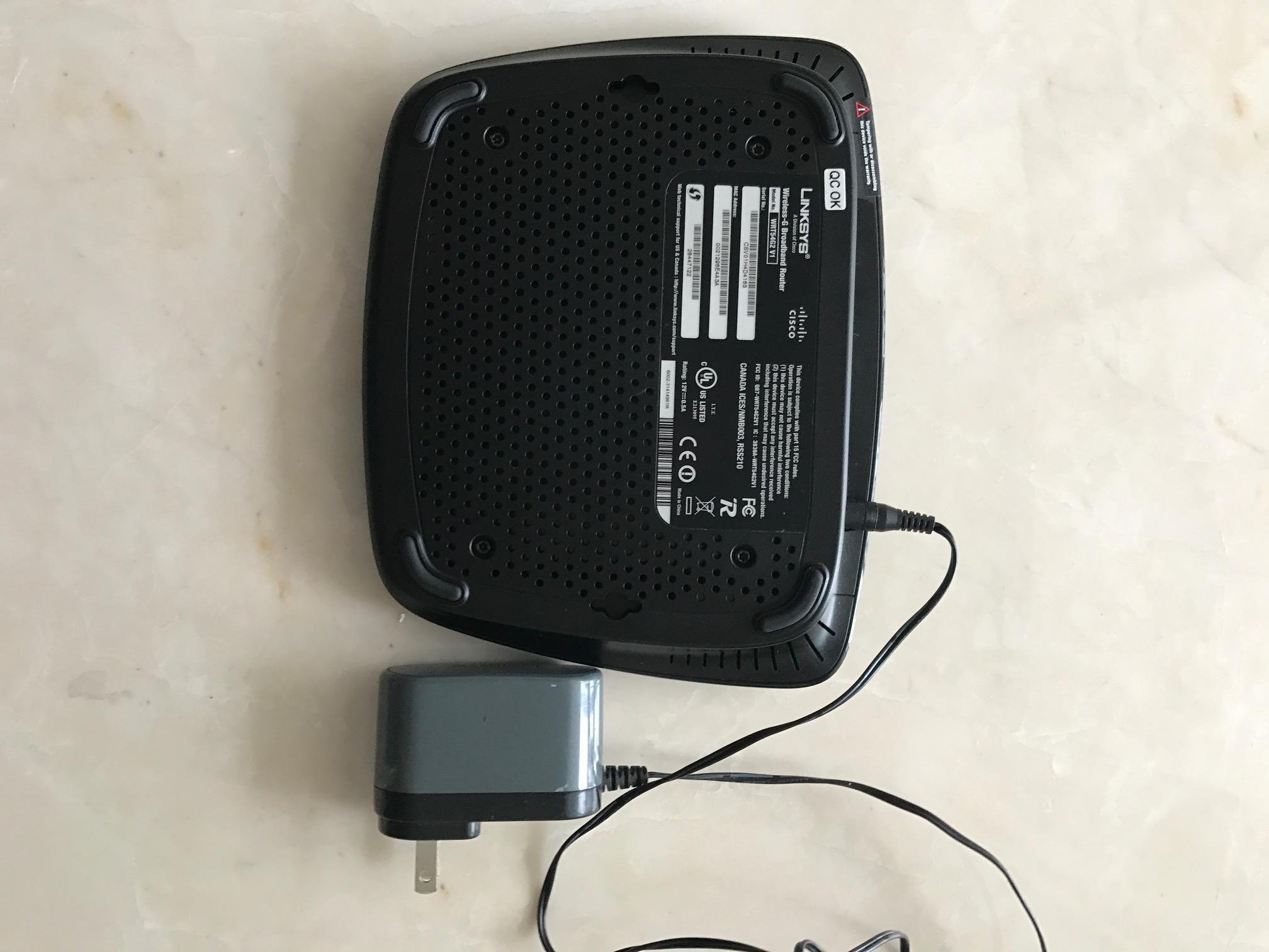 Cisco-Linksys WRT54G2 Wireless-G Broadband Router