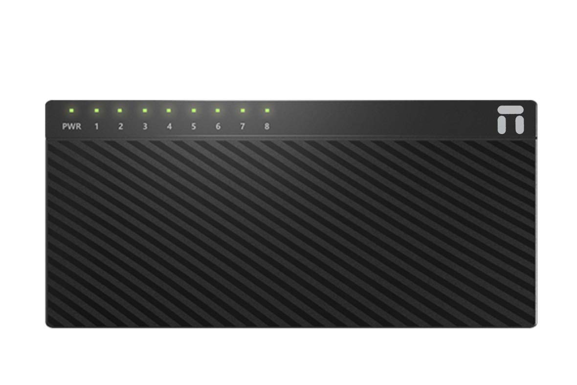 Netis ST3108C 8 Port 10/100Mbps Fast Ethernet Switch | Desktop Ethernet Splitter, Ethernet Hub, Plug and Play, Traffic Optimization Auto-Negotiation RJ45 Ports with Compact Design