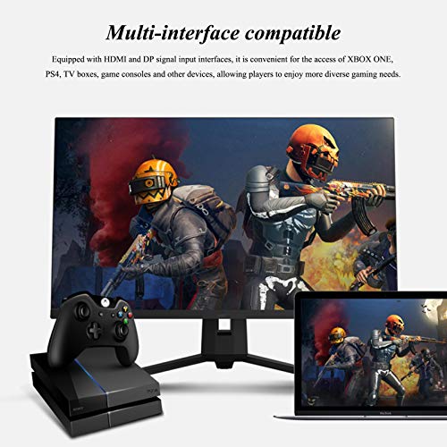 ZZYH 27 Inch IPS Monitor (1ms Response, FHD 1920 X 1080 at 144Hz, with DP, HDMI), Home Desktop Borderless Computer Screen, DCI-P3 Cinema Quality, Compatible with FreeSync&G-SYNC