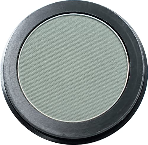 Pure Ziva Khaki Grey Dark Green Sage Thyme Forest Fern Matte Opaque Pressed Powder Single Vegan Eyeshadow; Talc, Paraben & Cruelty Free