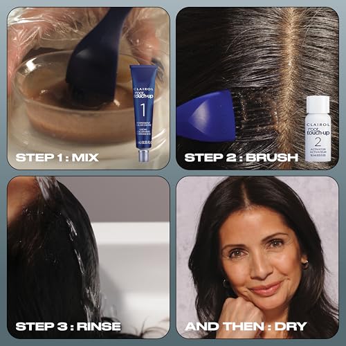 Clairol Root Touch-Up by Nice'n Easy Permanent Hair Dye, 6.5A Lightest Cool Brown Hair Color, Pack of 1