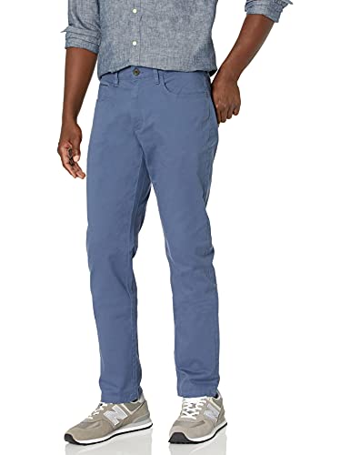 Amazon Essentials Men's Slim-Fit 5-Pocket Comfort Stretch Chino Pant (Previously Goodthreads), Denim, 38W x 34L