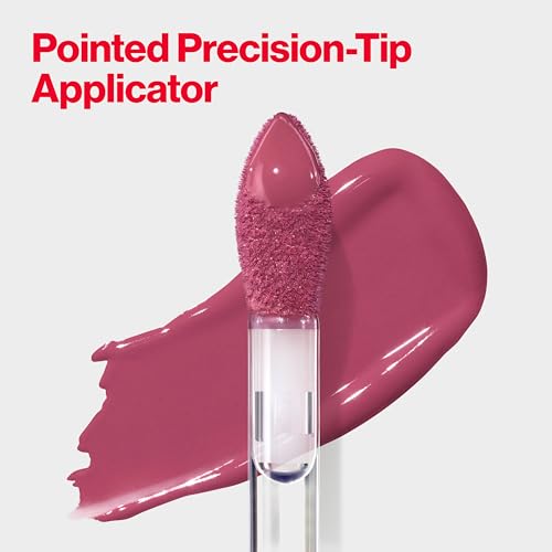 Revlon ColorStay Satin Ink Liquid Lipstick, Longwear Rich Lip Colors, Formulated with Black Currant Seed Oil, 010 Your Majesty, 0.17 fl oz